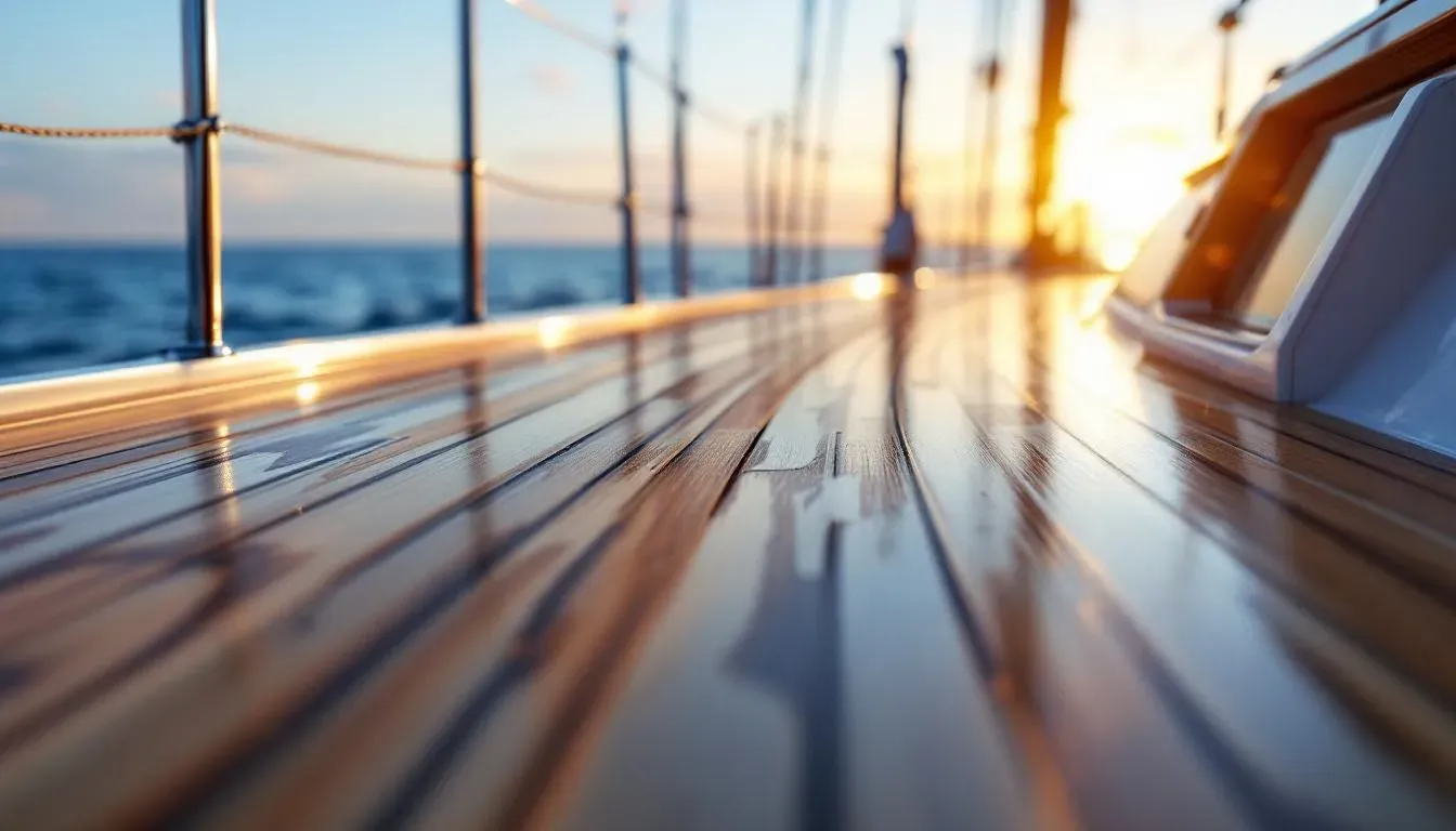 Piso Teka Sintético Para Barco - Sun Marine